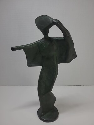 Cast Iron Japanese Geisha Figurine Vintage | eBay