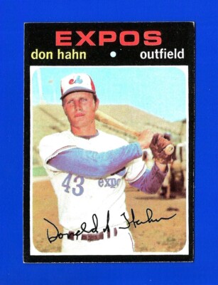 1971 Topps BASEBALL SET BREAK #94 DON HAHN RC MONTREAL EXPOS (JK1) | eBay