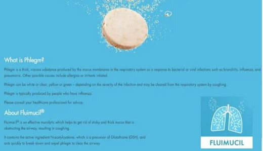2 box FLUIMUCIL A 600mg Effervescent Phlegm Tablets Relief Cough Lemon ...