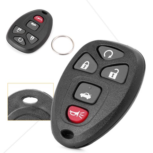 Fit Chevrolet Malibu Pontiac G6 5 Buttons Remote Key Fob Case Shell ...