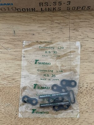TSUBAKI R.S. 35 Connecting Link / Master Link For Standard Roller ...