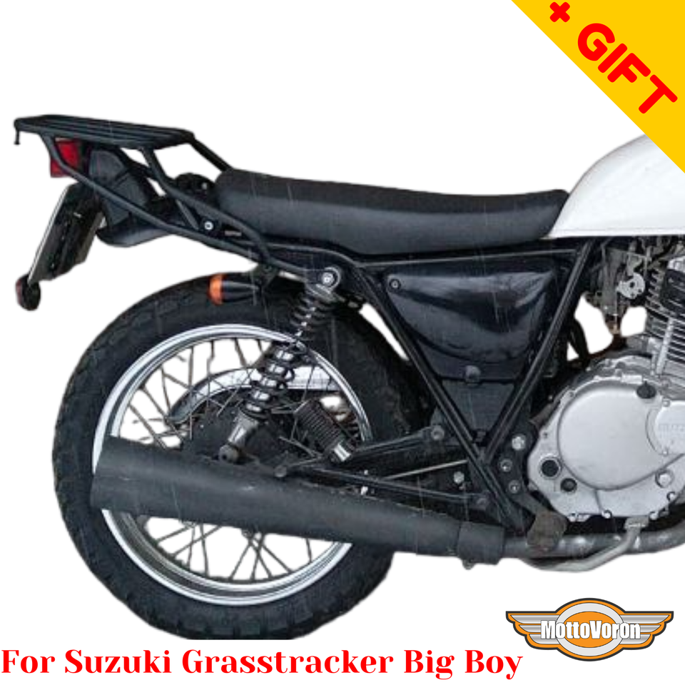 For Suzuki Grasstracker Big Boy Rear rack TU250GB Rear luggage rack ...