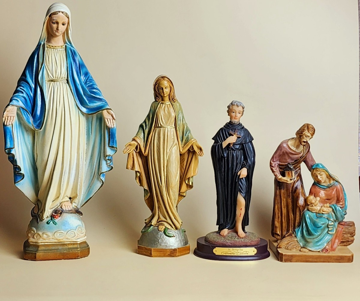 Vintage Antique Catholic Statues Religious Statues Antique And Old