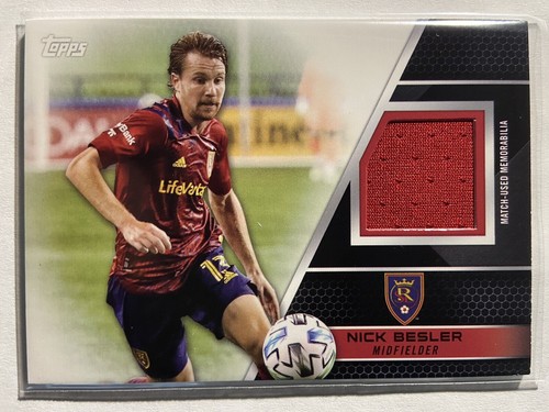 2022 Topps MLS Relic #R-MB Nick Besler #’d 444/600 Game-Used Jersey ...