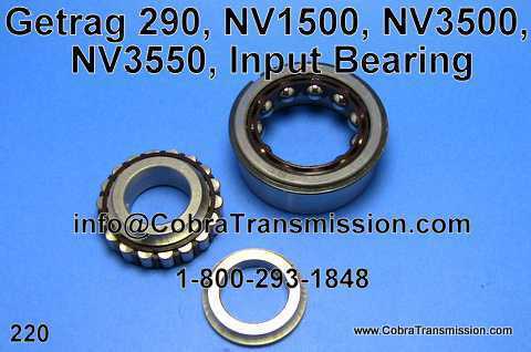 Getrag 290, NV1500, NV3500, NV3550 Standard Transmission Input & Output ...