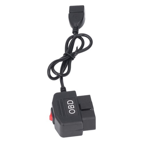 48cm OBD Power Adapter Cable with Switch Button ACC Mode Low Voltage ...