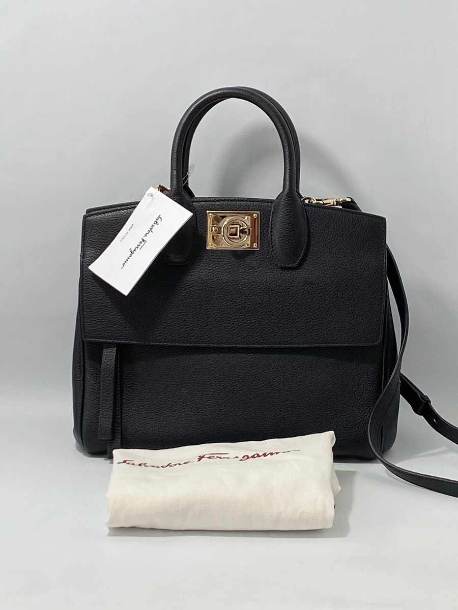 Salvatore Ferragamo Studio Bag Small Leather Satchel | eBay Salvatore Ferragamo Studio Bag Small Leather Satchel | eBay