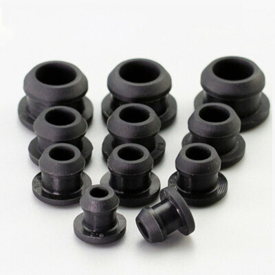 Snap-On Hole Plug Round Silicone Rubber Blanking Seal Bung Pipe Tube 10 ...