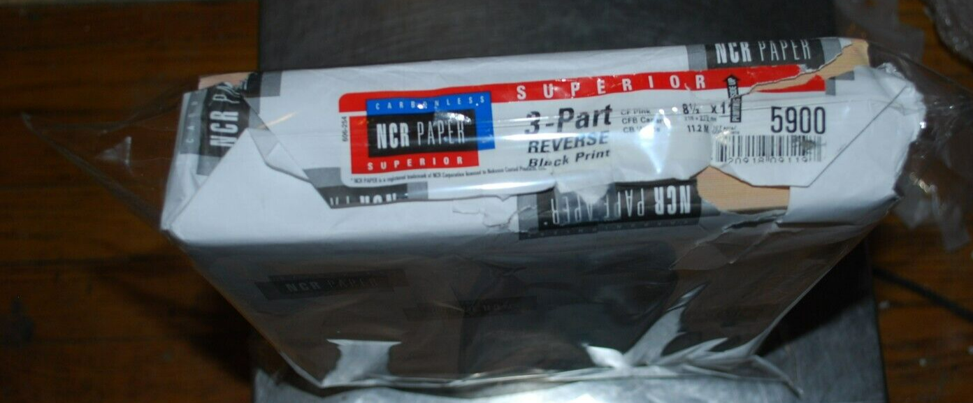 NCR Carbonless 3-part Pre-collated Reverse Paper 8-½”X11” For Offset ...