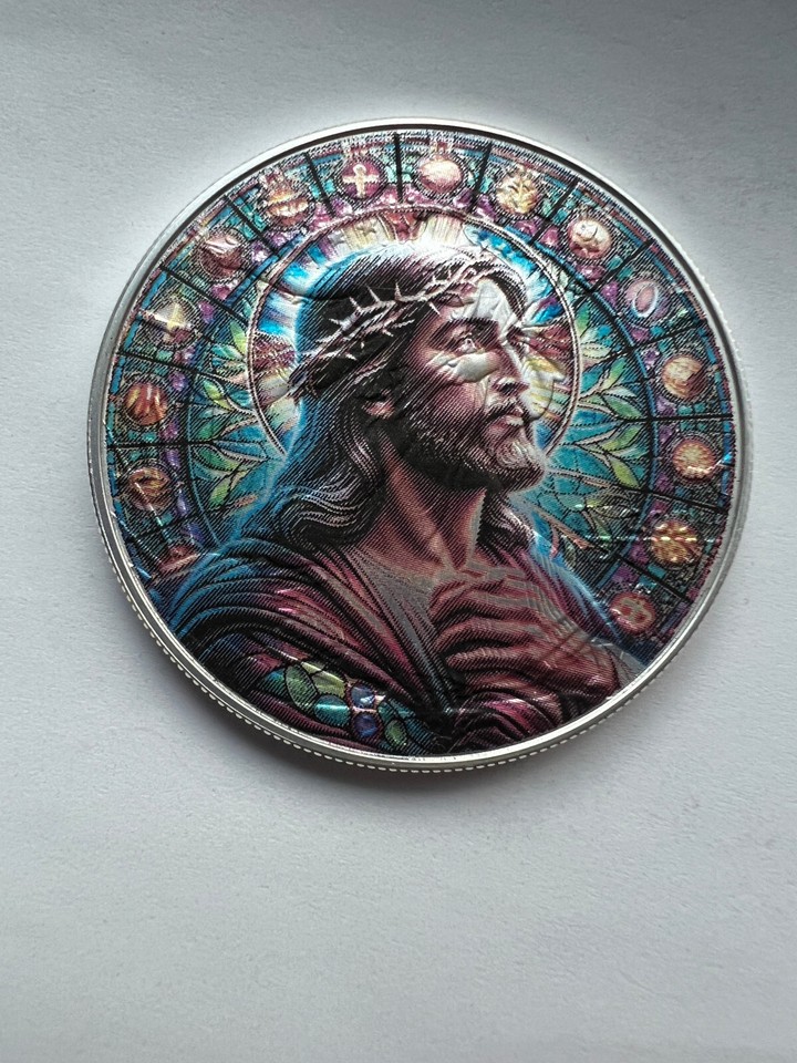 Jesus Christ American Silver Eagle 1oz. .999 Pure Silver Limited ...