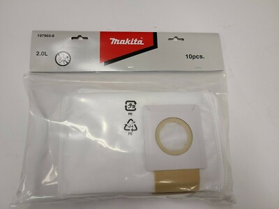 Filter Dust Bag for Makita Battery Vacuum, 20 Pack 197903-8, Genuine ...