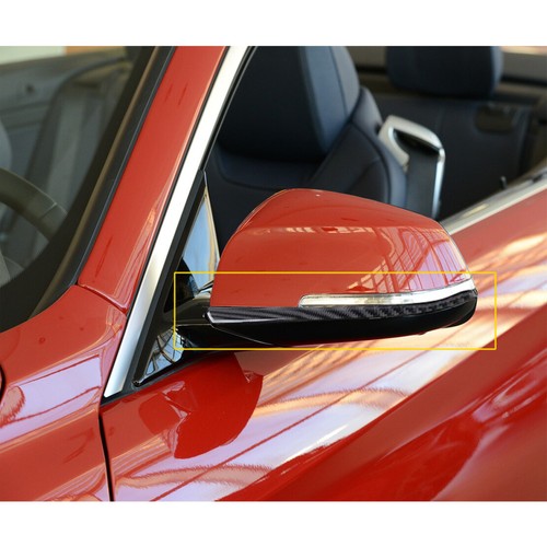 Carbon Fiber Style Wing Mirror Stripe Trim fit for BMW 3-Series G F34 ...