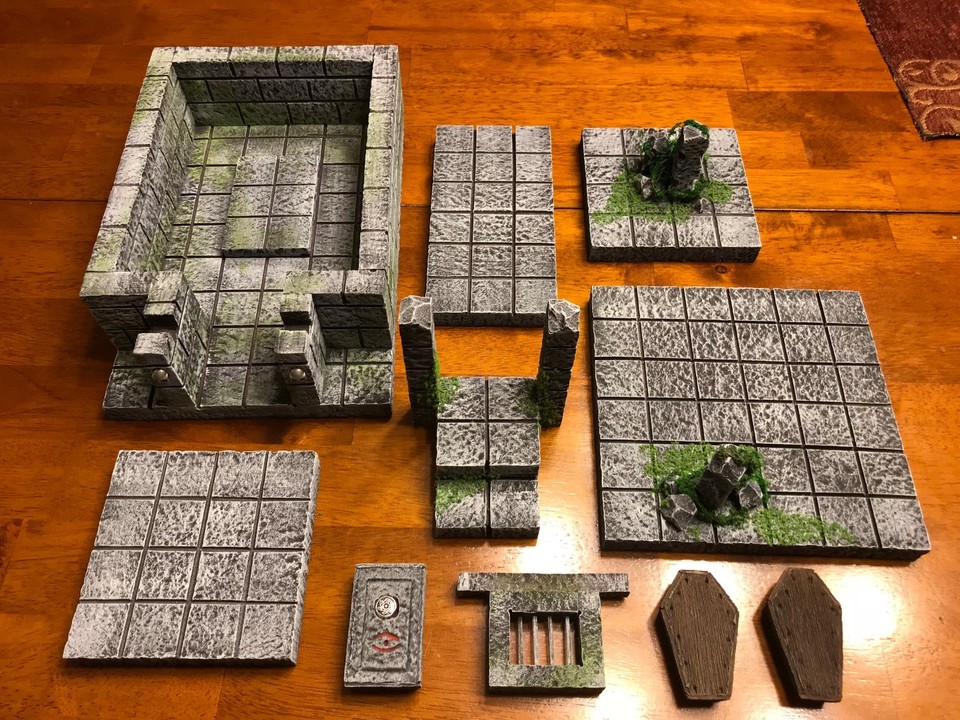 Graveyard Crypt 28mm Terrain Tabletop Wargame Dungeons & Dragons ...