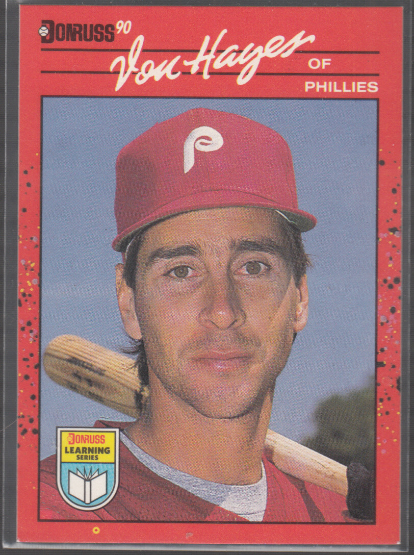 VON HAYES 1990 Donruss Learning Series #18 Philadelphia Phillies | eBay