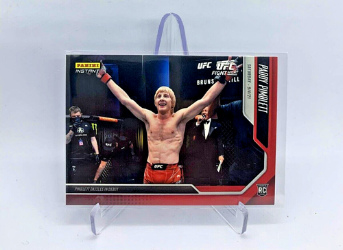 UFC 2021 "PADDY PIMBLETT" #34 Rookie Card /9708 Panini Instant RC ...