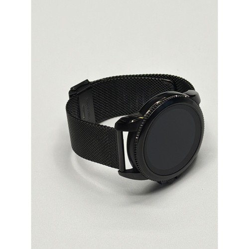 Fossil DW11F2 Touch Screen Black Stainless Steel Mesh Band Smartwatch ...