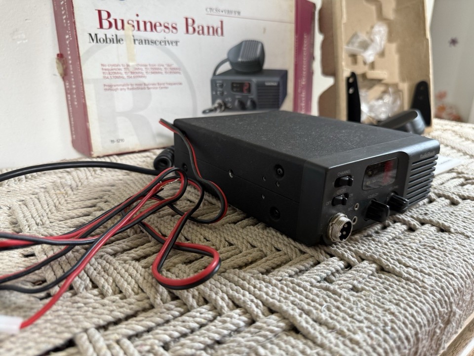 🍊Vintage Radio Shack Business Band VHF-FM Mobile Transceiver 19-1210 WORKS! | eBay