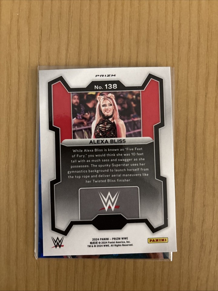 Alexa Bliss - 2024 WWE Prizm Wrestling Undercard Disco | eBay