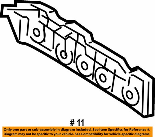 52563-0C010 Toyota Retainer, rear bumper, upper lh 525630C010, New ...