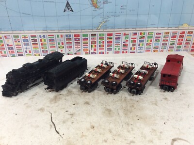 8304 Lionel - Steam Engine SET - 4 freight cars 027 | eBay