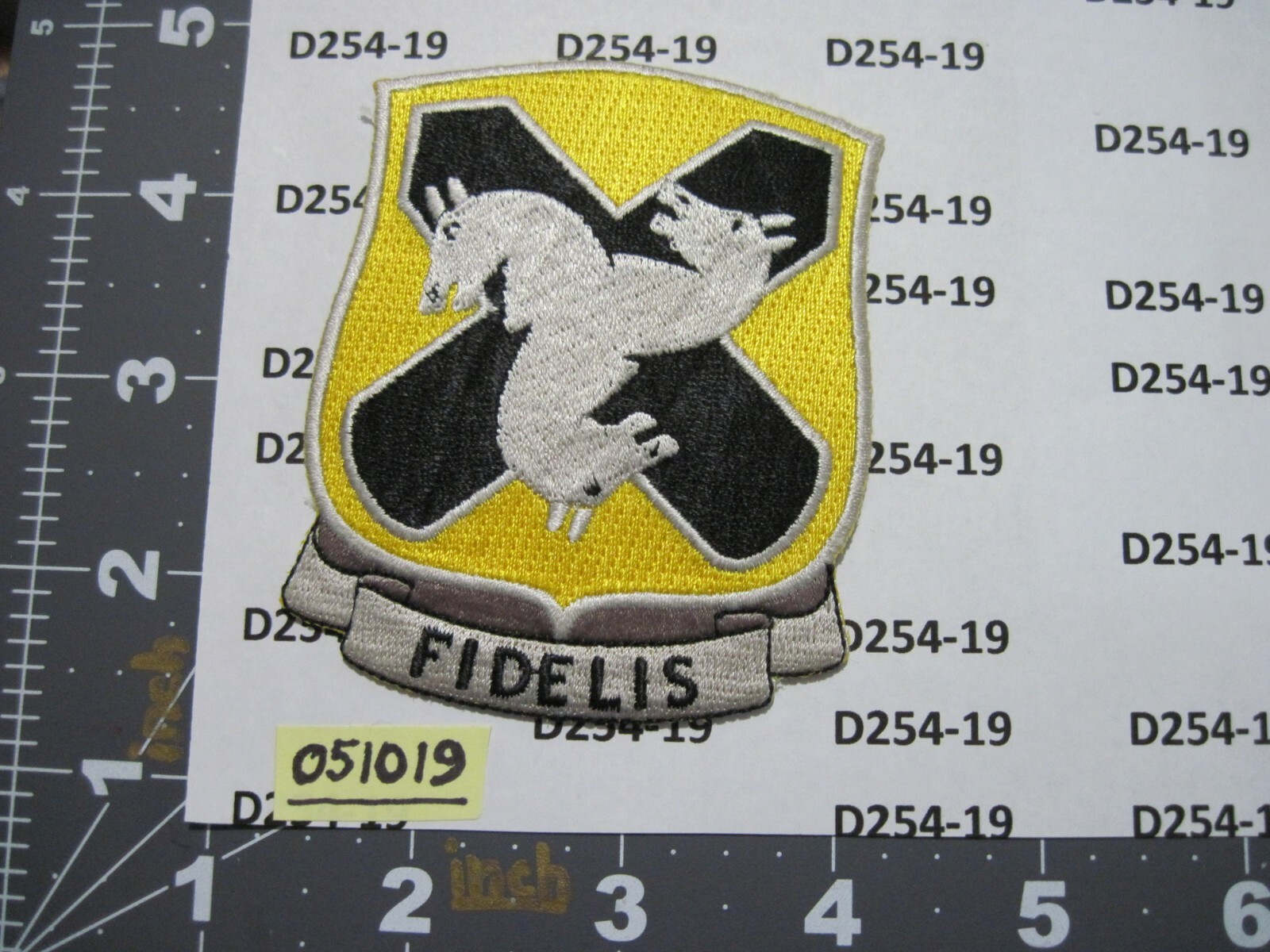 Army Crest Pocket jacket PATCH for Veterans 310th CAVALRY cav REGIMENT ...