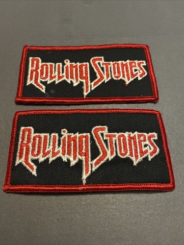 VTG Lot Of 2 ROLLING STONES Sew On Patches | eBay