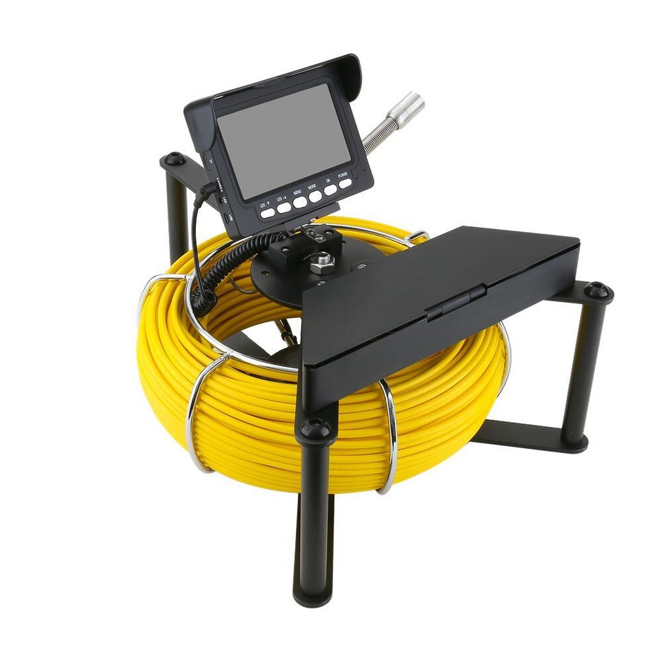 Pipe Inspection Camera 30M Sewer Drain Camera Video Endoscope 4.3inch ...