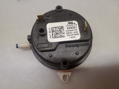 638251 - Honeywell OEM Furnace Air Pressure Switch 0.67" WC IS20101 ...