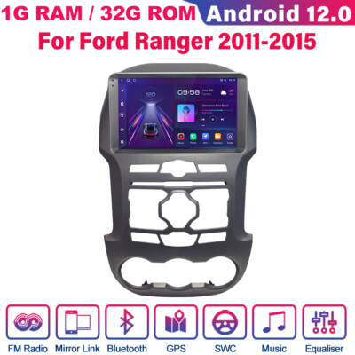 For Ford Ranger 2011-2015 1G+32G Android 12 9" Car Radio GPS Navi BT ...