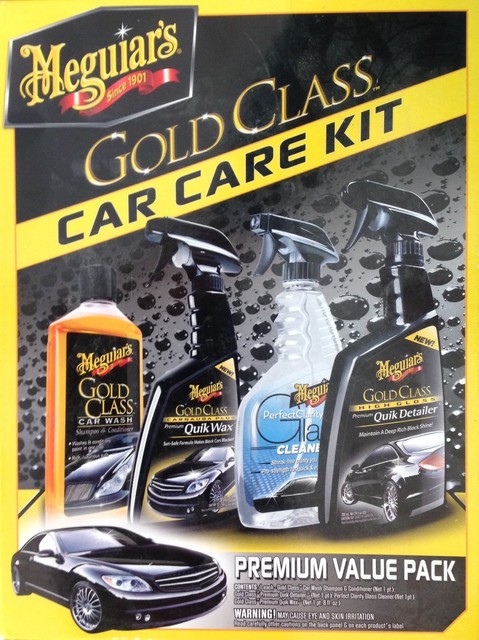 Meguiars Gold Class Car Care Detailing Kit Full Size Bottles G55105 ...