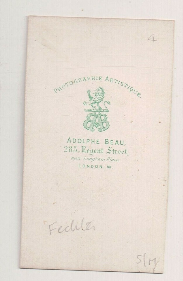 Vintage CDV Charles Fechter Anglo-French actor Adolph Beau Photo | eBay