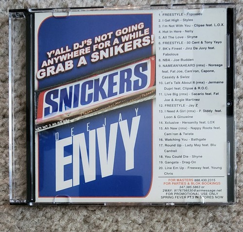 DJ Envy "Snickers" MIX CD RARE OG Mixtape New 🔥 | eBay