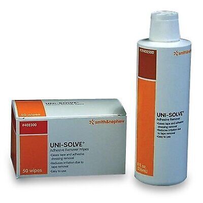 Smith & Nephew 402300 UniSolve Adhesive Remover Wipe 50/Box (96852_BX ...