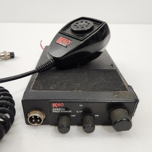 K40 Speech Processor 40 Channel CB Radio & Microphone Vintage | eBay