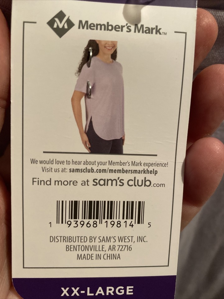 Member's Mark Women's Short Sleeve High Low Rounded Hem T-Shirt | eBay