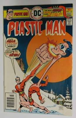 PLASTIC MAN #13 - Robby Reed Appearance - VF/NM 1976 DC Vintage Comic ...
