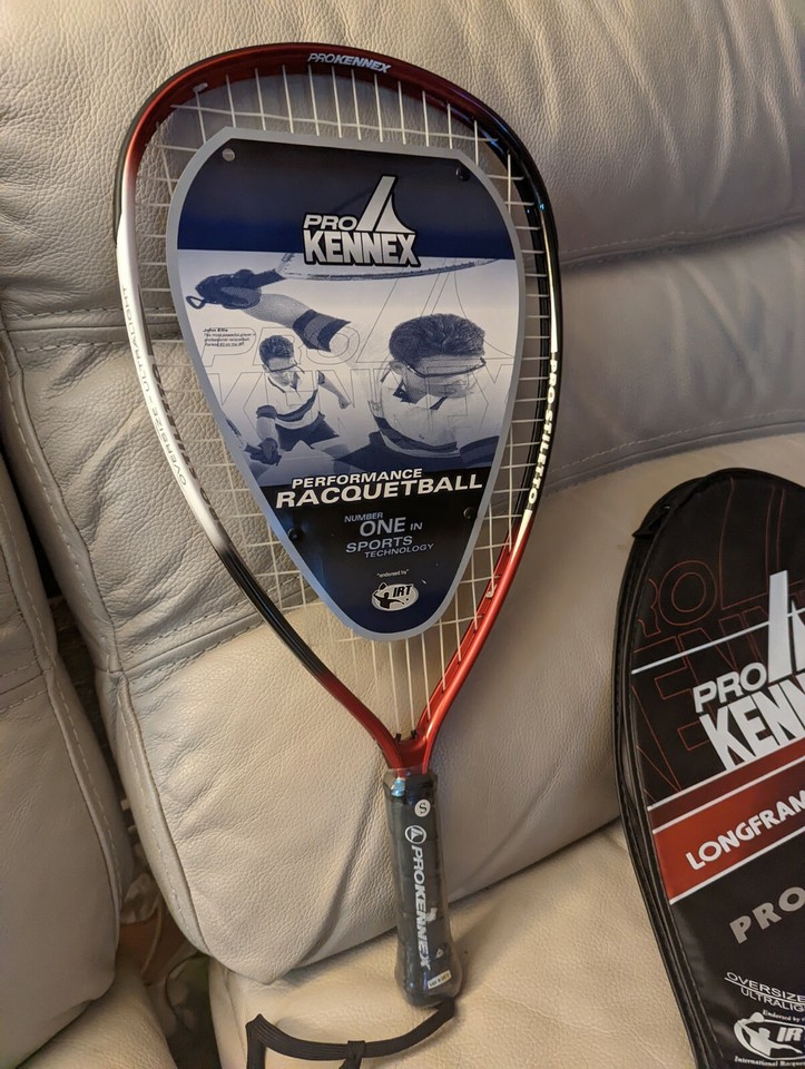 Pro Kennex Racquetball Pro Stiletto Oversize 22" Long Frame Red Blk ...