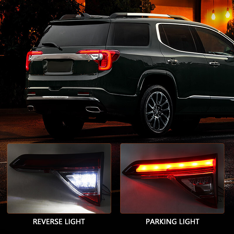For 2020-2023 GMC Acadia SL SLE SLT Chrome Inner LED Tail Light Passenger Side | eBay