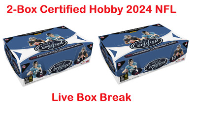 Pittsburgh Steelers 2-Box Certified Hobby NFL Football 2024 Break #4637 ...