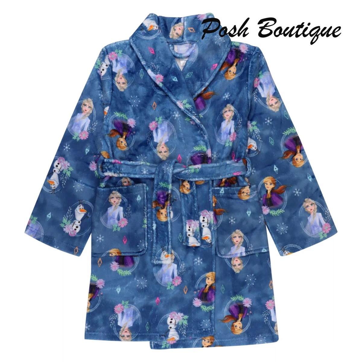 Frozen Disney Bathrobe Girls Disney Frozen Dressing Gown Kids Frozen