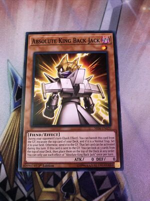 Absolute King Back Jack - SR06-EN020 - Common - 1st Edition x1 - Near ...