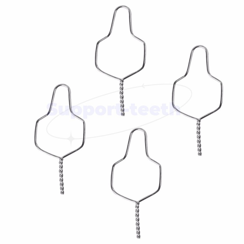 100pcs Dental Orthodontic Metal Wire Preformed Ligature Ties Short ...