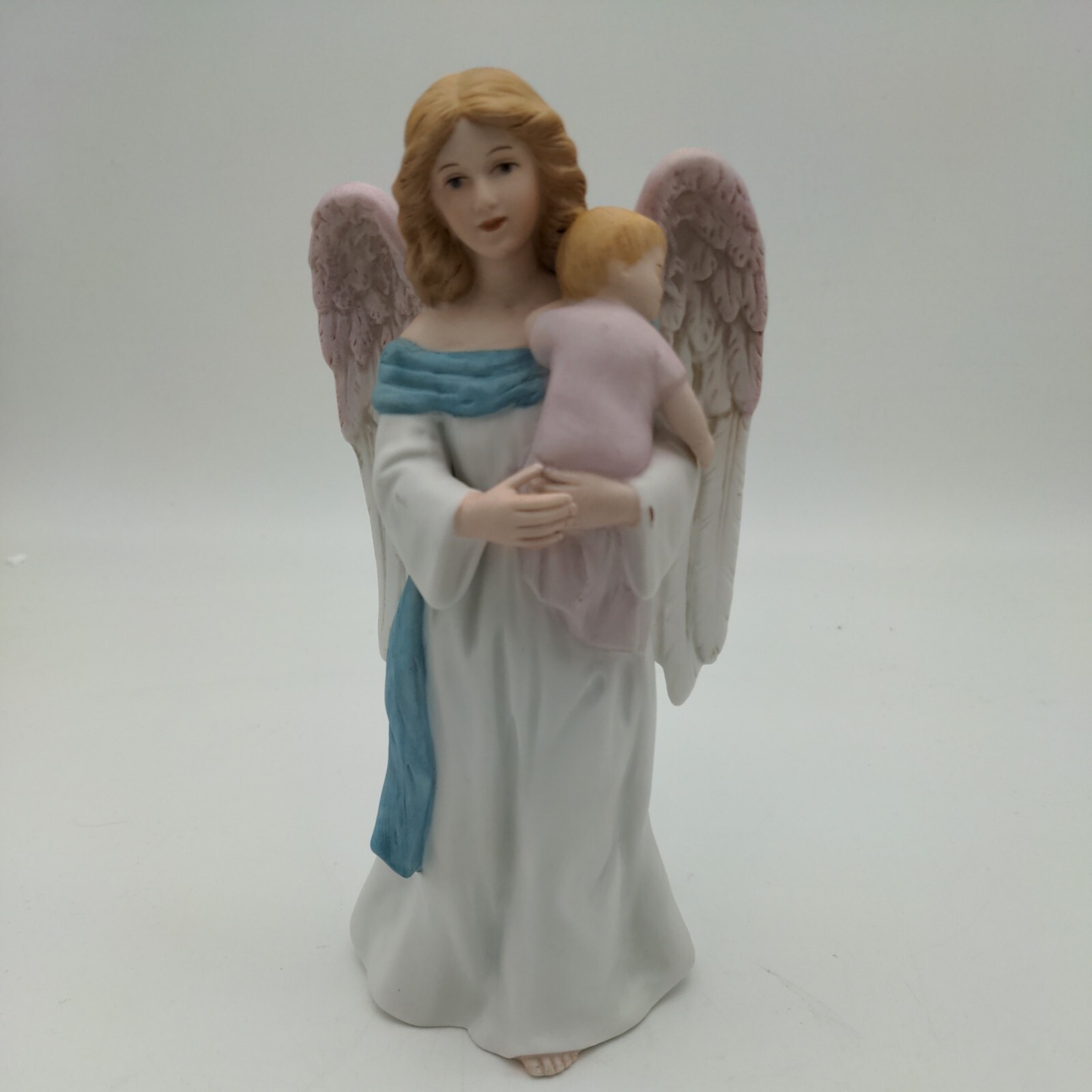 Home Interiors Homco #1434 Angel with Child Porcelain Figurine | eBay
