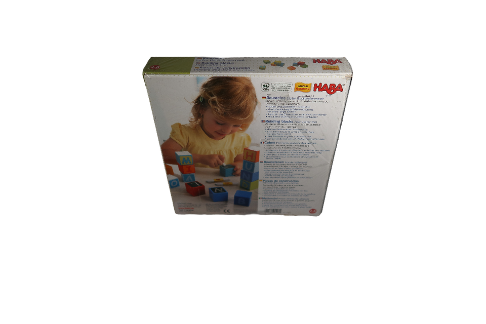 HABA Building Blocks First Letter Fun | eBay