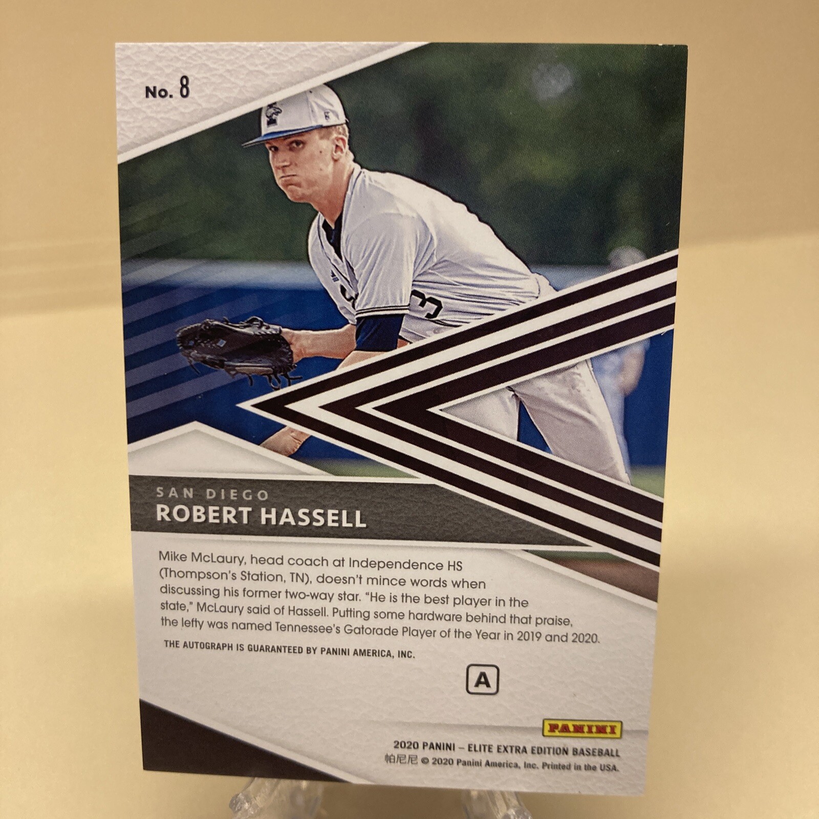 2020 Panini Elite Extra Edition - Prime Numbers A Signatures #8 Robert Hassell /195 (AU, RC) for ...