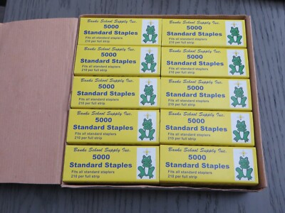 NEW! 100X 5000 in Each Box Staples USE 24/6 or 26/6 Staples 500,000 PCS ...