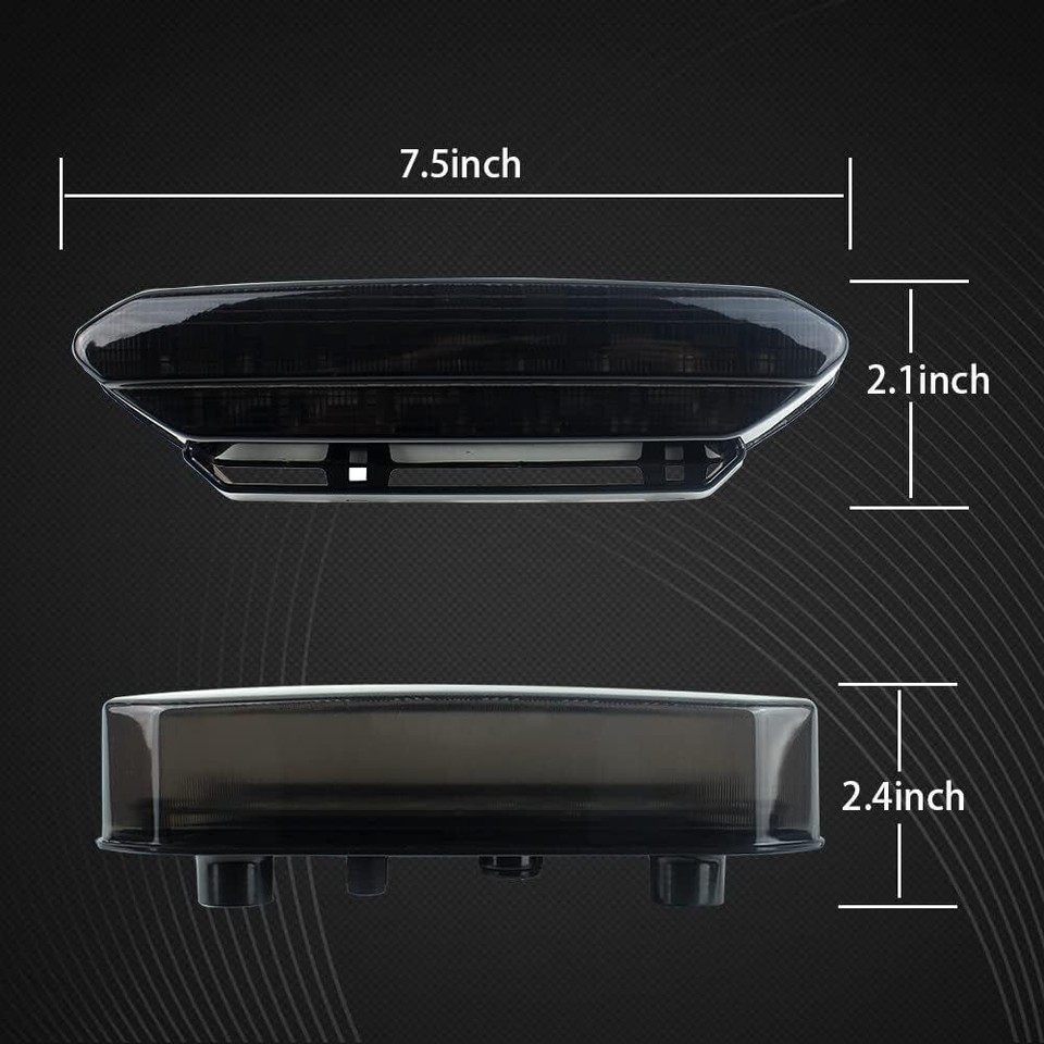 Fits 2011-2017 Yamaha Stryker XVS 1300 LED Brake Tail Lights rear Emark ...