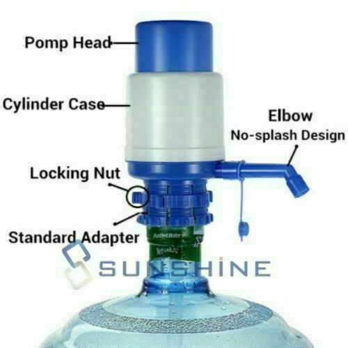 Manual Water Pump for 5 Gal Jug Portable Hand-Powered water dispenser ...
