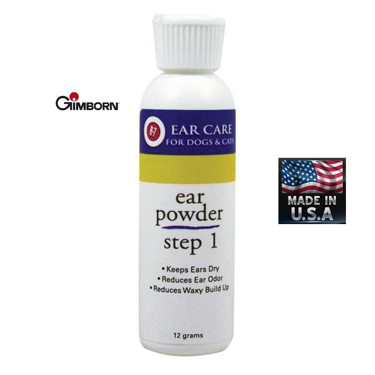 MC Gimborn R-7 Step 1 Control EAR CARE POWDER ODOR DRY DOG CAT PET ...