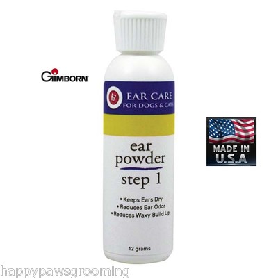 MC Gimborn R-7 Step 1 Control EAR CARE POWDER ODOR DRY DOG CAT PET ...